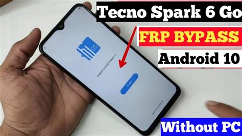 TECNO SPARK 6 GO FRP BYPASS TECNOSPARK 6 GO KE5 GOOGLE ACCOUNTBYPASS ANDROID 10 Q WITHOUT PC