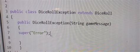 solved 1 create a user defined custom exception class