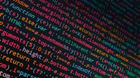 Wallpaper Programming Code Screen Colorful Words Symbols Word Symbols