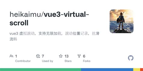 Github Heikaimu Vue Virtual Scroll Vue