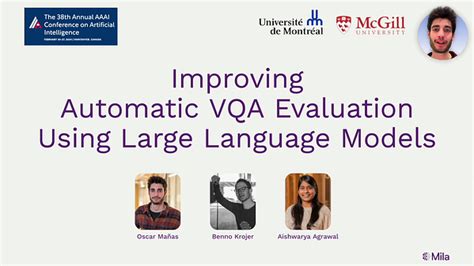 Underline Improving Automatic Vqa Evaluation Using Large Language Models Video