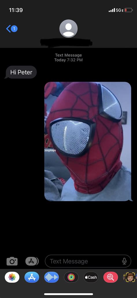 Got A Text From An Unknown Number Rspiderman