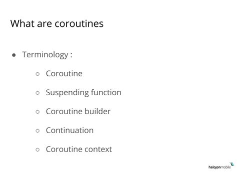 Droidcon Transylvania Kotlin Coroutines Ppt