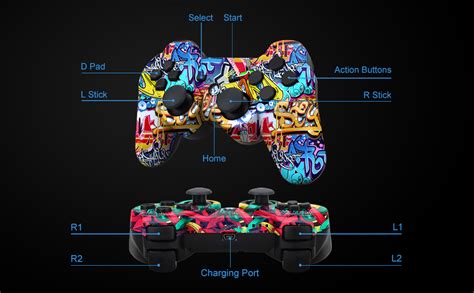 Yinjie 2 Pack Wireless Controller Compatible With Ps3