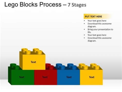 PowerPoint Templates Leadership Lego Blocks Ppt Theme