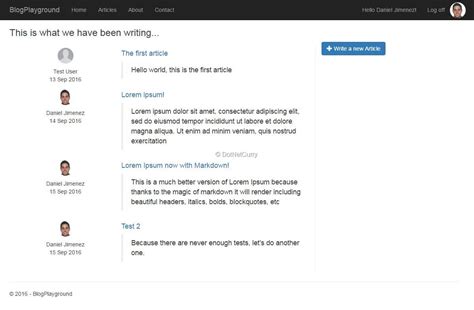 Build A Blogging Site In Aspnet Core With Clean Reusable Front End Code Dotnetcurry