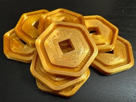 Two Sided Robux Roblox Coin And Keychain By Supermaribo Makerworld Download Free 3d Models