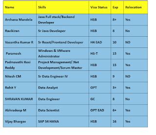 Sr Java Developer Data Analyst SAP S HANA Frontend Developer Scrum Master Hotlist With