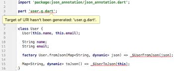 Flutter Generating G Dart Files For Json Serialization Mixable Blog