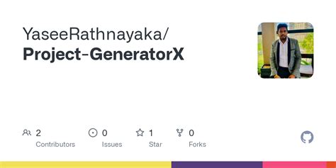 GitHub YaseeRathnayaka Project GeneratorX