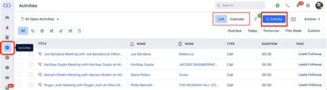 Creating Activity Salesmate