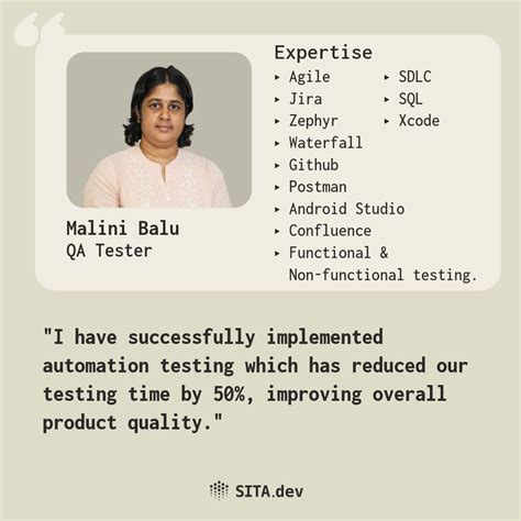 Sita Dev On Linkedin Meettheteam Qatesting Softwaredevelopment Userexperience