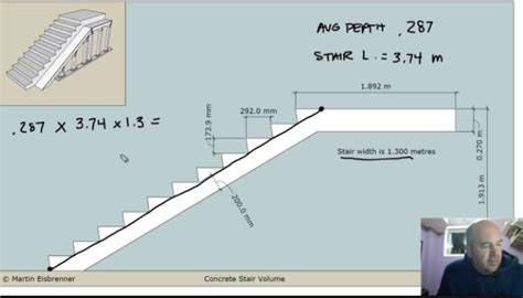 Calculating Concrete Volume For Stairs FantasticEng