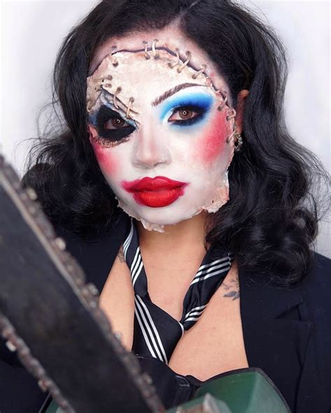 Two Faced Halloween Costumes Female Leatherface Costume Friday The