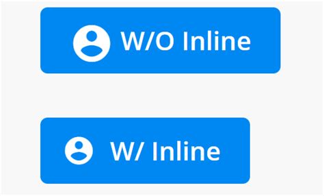 Featbutton `mat Inline` Styles To Match Material Button W Icon Specs · Issue 24280