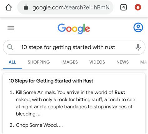 Learning Rust ProgrammerHumor Io