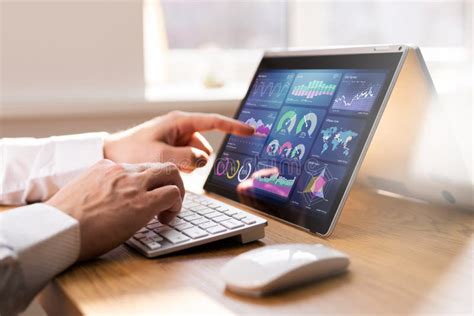 KPI Dashboard Data Analytics Stock Image Image Of Human Information 228343915