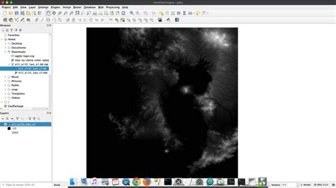 Srtm On Qgis Gis Tutorial