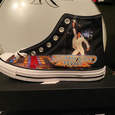Custom Black Converse Chuck Taylor All Star High Tops Personalize
