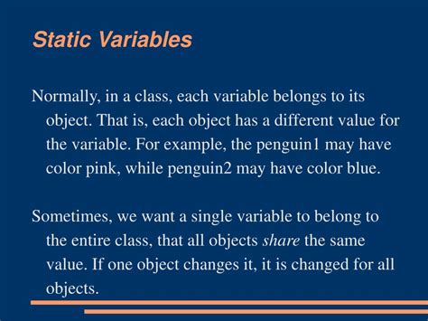 PPT Static Variables PowerPoint Presentation Free Download ID 9470120