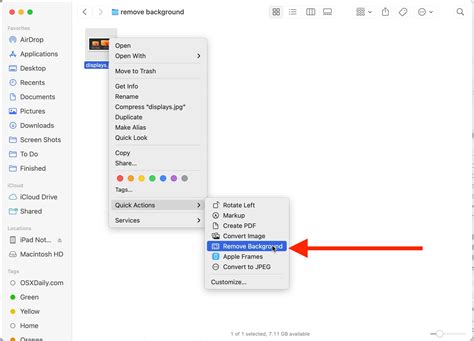 How To Remove The Background From Images On Mac With A Quick Action