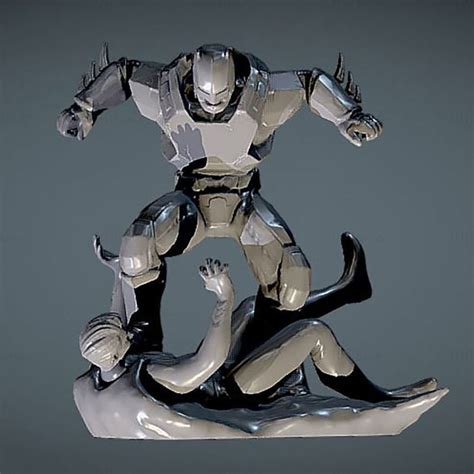 Batman Vs Superman 3d Printing Model