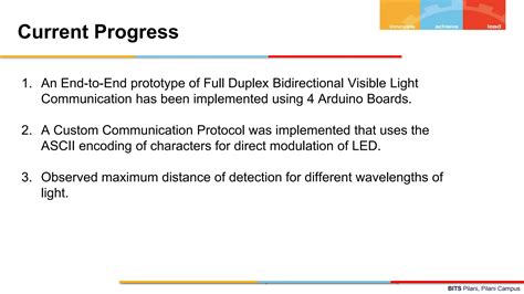 Visible Light Vehicle To Vehicle Optical Communication Pptx