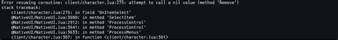 Error On Character Creation Issue 41 FiveM Scripts Venomous