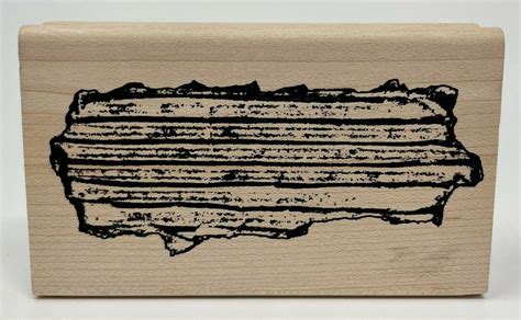 Broken Wall Drywall And Wood Slats Rubber Stamp By Stampers Anonymous Etsy