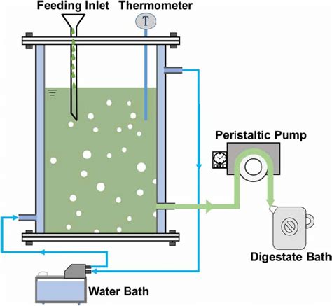 The Setup Of The Cstr System Download Scientific Diagram