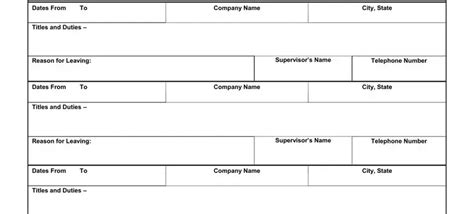 Generic Job Application Pdf Form