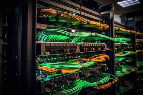 Premium Photo System Administrators Or Sysadmins Are Servicing Server Racks