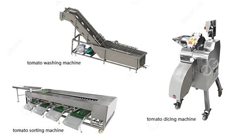 Which Equipment Is Used In The Processing Of Tomatoes