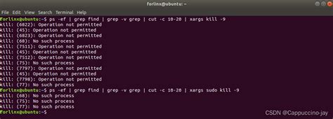 LinuxUbuntu kill 杀死进程详解 ubuntu kill进程 CSDN博客