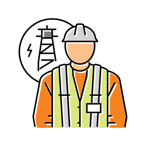 Electrical Engineer Technology Color Icon Vector Illustration 21143165 Vector Art At Vecteezy