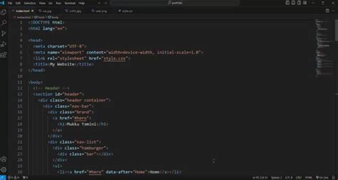 Mukku Yamini On Linkedin Html Bharatintern Bharatintern Portfolio Webdevelopment