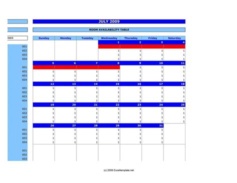 excel availability calendar terry georgina