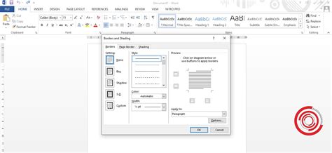 Cara Mengedit Border Di Microsoft Word Pada Lembar Kerja Yang Sedang Dikerjakan Kepoindonesia