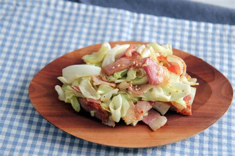 양배추 볶음 반찬 양배추 베이컨 볶음