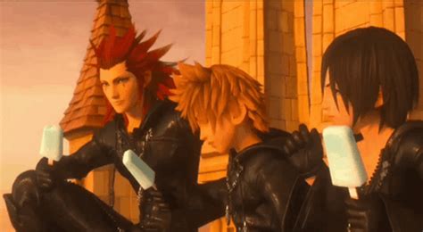 Kingdom Hearts Eating Ice Cream 