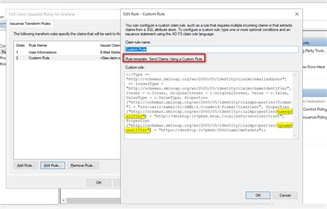 Grafana Saml Configuration With Adfs Configuration Grafana Labs Community Forums