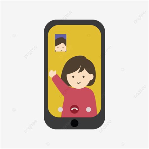 영상 통화 집에있어 라 건강 격리 격리 Png 일러스트 및 벡터 에 대한 무료 다운로드 Pngtree
