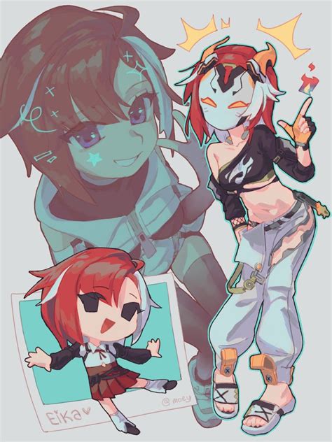 Eika Strinova Drawn By Moechiiyo Danbooru