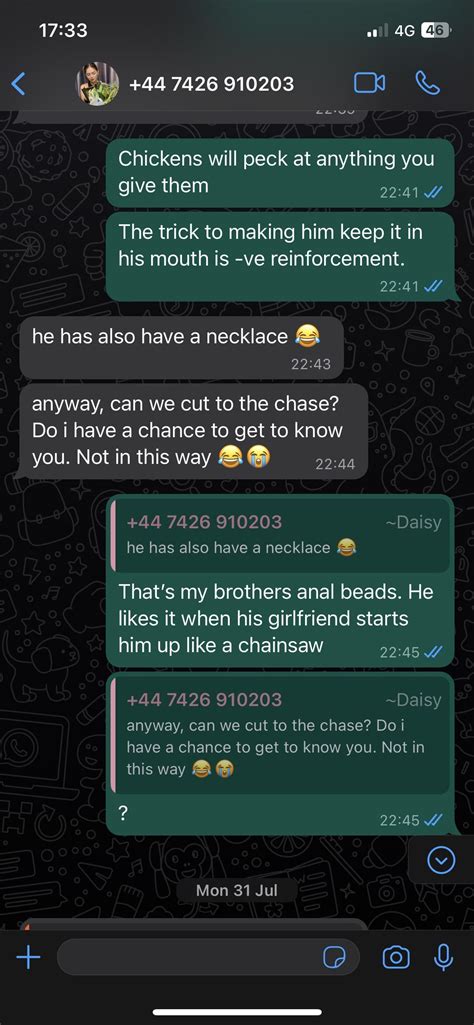 Wanted To Share My ‘wrong Message Scam Convo I Feel Like I Weirded Them Out Cos They Are The