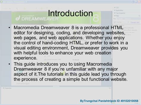 Tutorial Desain Web Dengan Macromedia Dreamweaver 8 Gawerhomes