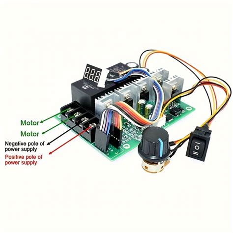 60a Adjustable Diy Dc Motor Speed Controller Led Digital Display Free Shipping Worldwide