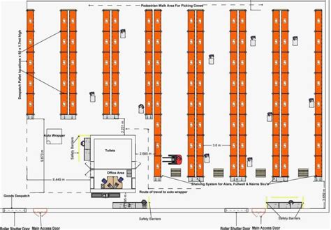 12 Ide Warehouse Floor Plan Desain Denah Gudang Desain Gudang