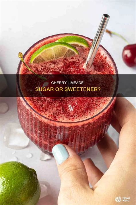 Cherry Limeade Sugar Or Sweetener Shunketo