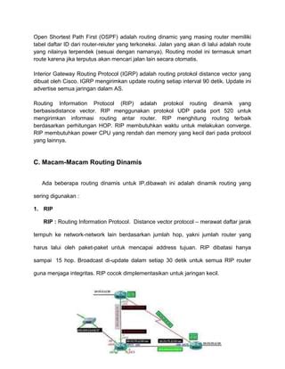 Routing Dan Macam Macam Routing PDF