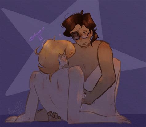 Rule 34 Blonde Hair Dandys World Dandys World Earrings Eye Contact Genital Fluids Genitals